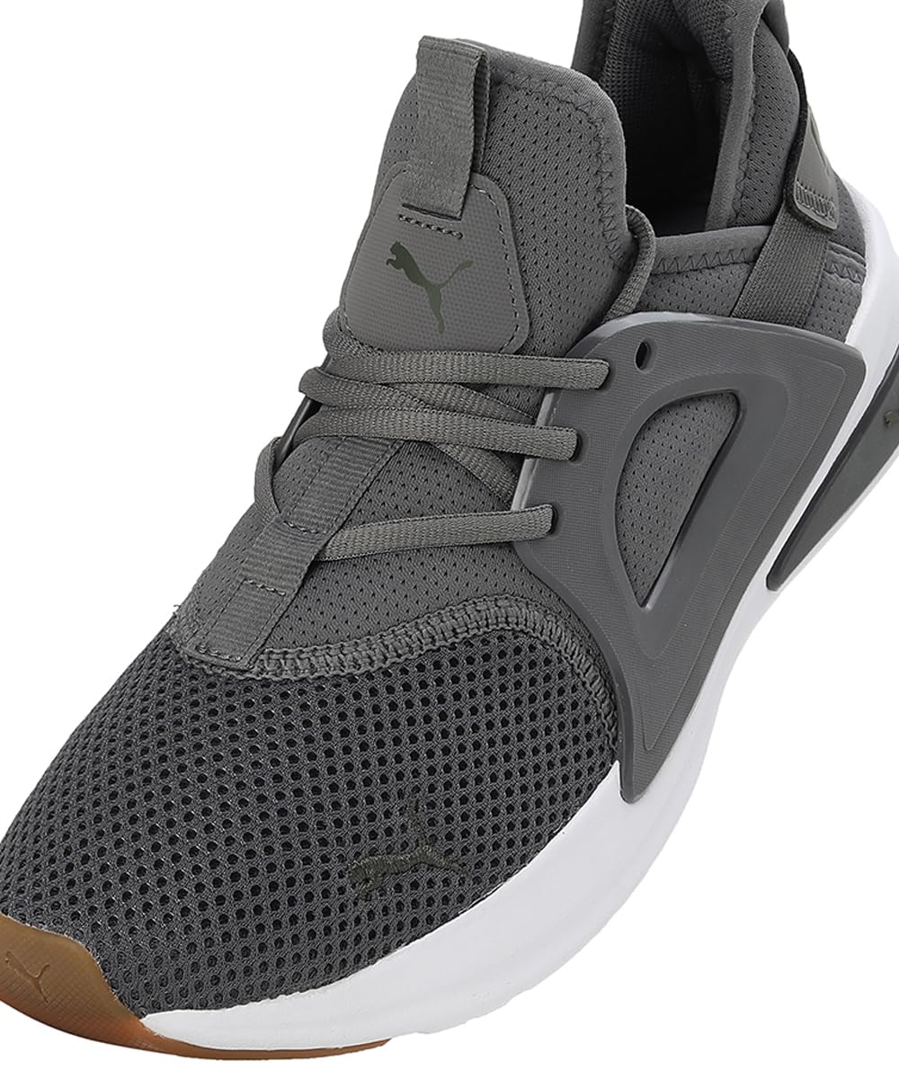 PUMA(プーマ) Unisex's Running Training Sneakers Athletic Shoes, Cool Dark Grey/Martle/Gum/Puma White, 27.0 cm