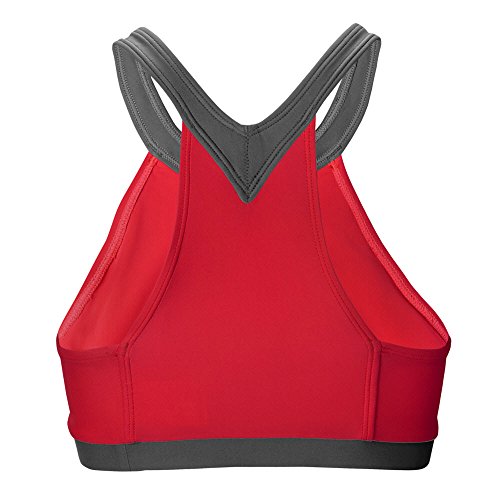 Mizuno Odyssey High Neck Beach Volleyball Top, Cherry/Charcoal, Small