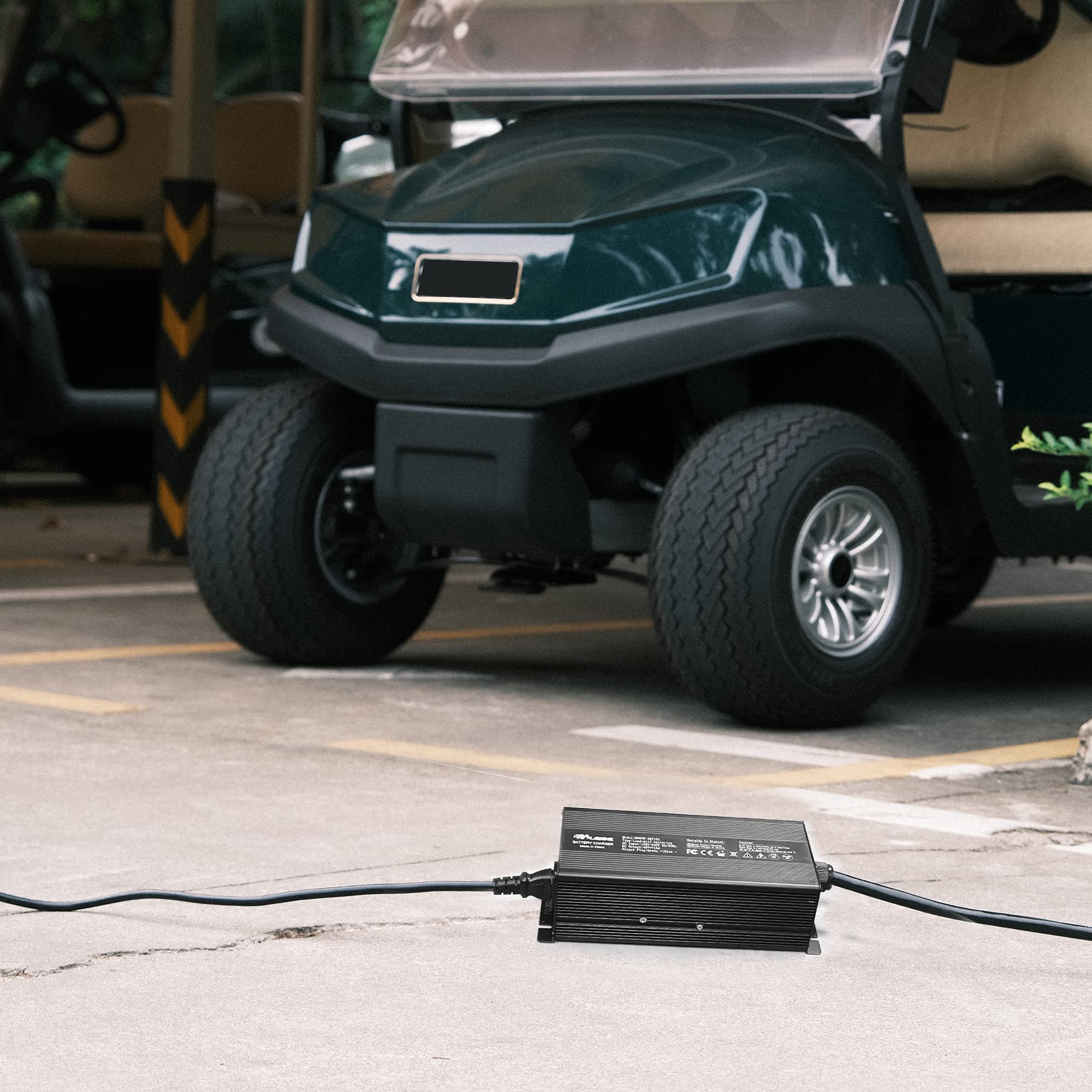 YILEIDE E900W Seris 36V18A Golf Cart Battery Charger with 2-pin D-Style Powerwise Plug for EZGO TXT Golf Carts