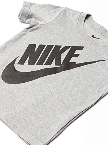 NIKE Children's Apparel Boys' Little Sportswear Graphic T-Shirt, Dark Grey Heather, 6