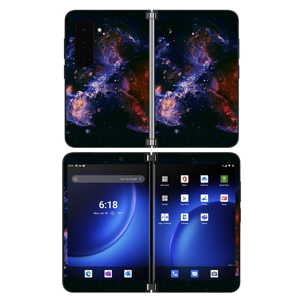 MightySkins Skin Compatible with Microsoft Surface Duo 2 - Andromeda | Protective, Durable, and Unique Vinyl Decal wrap Cover | Easy to Apply, Remove, and Change Styles | Made in The USA