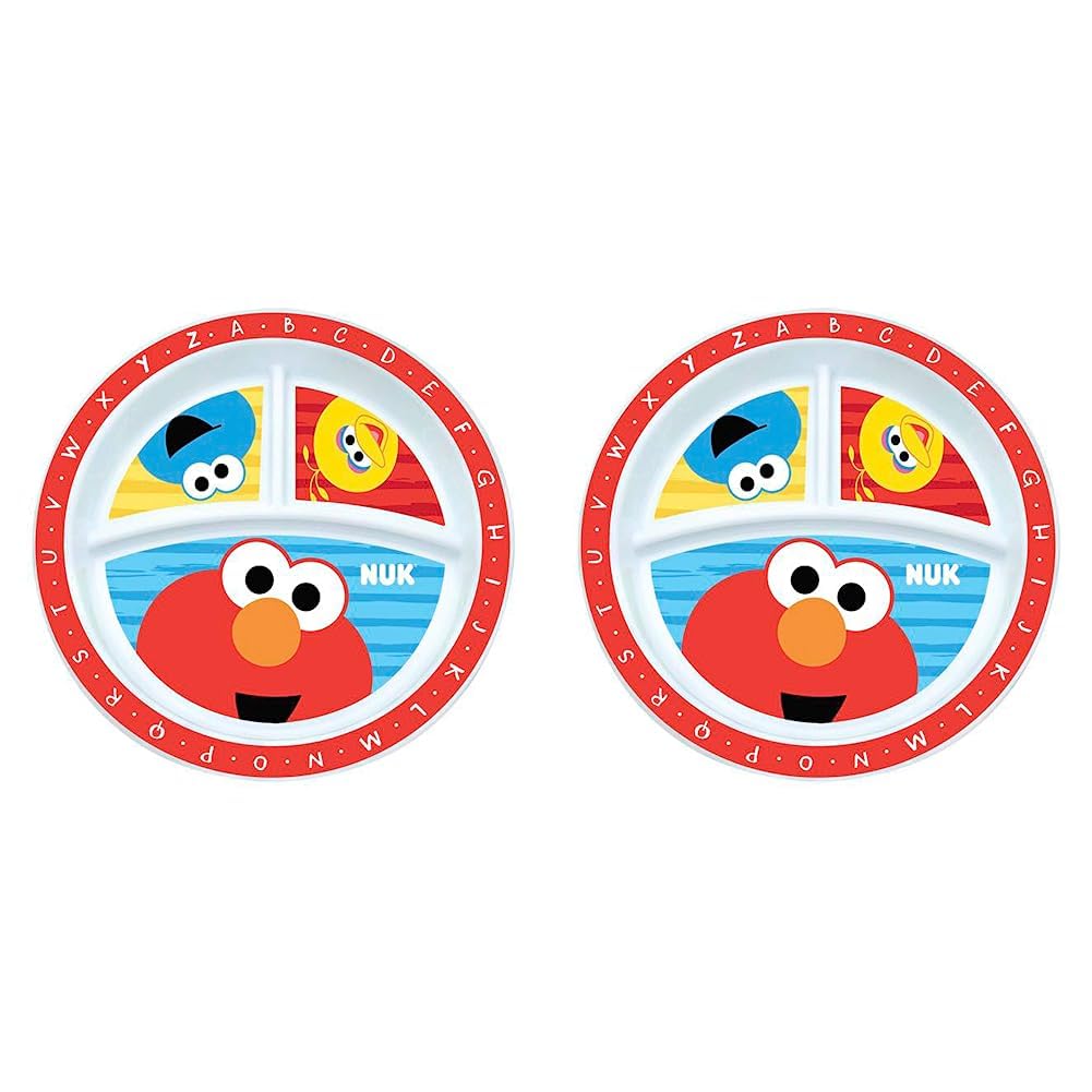 NUK Sesame Street Plate 1 Count (Pack of 2)