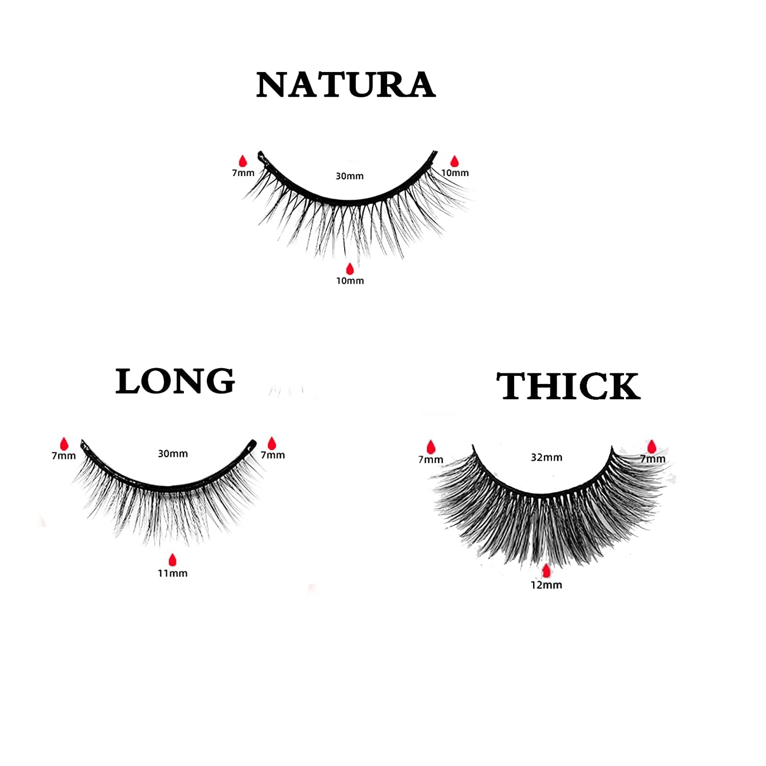 Self-adhesive Eyelashes, 2024 New Self Adhesive Eyelashes, 2 Pairs Self-adhesive Eyelashes, Reusable Self Adhesive Eyelashes (2 Pairs Natural)