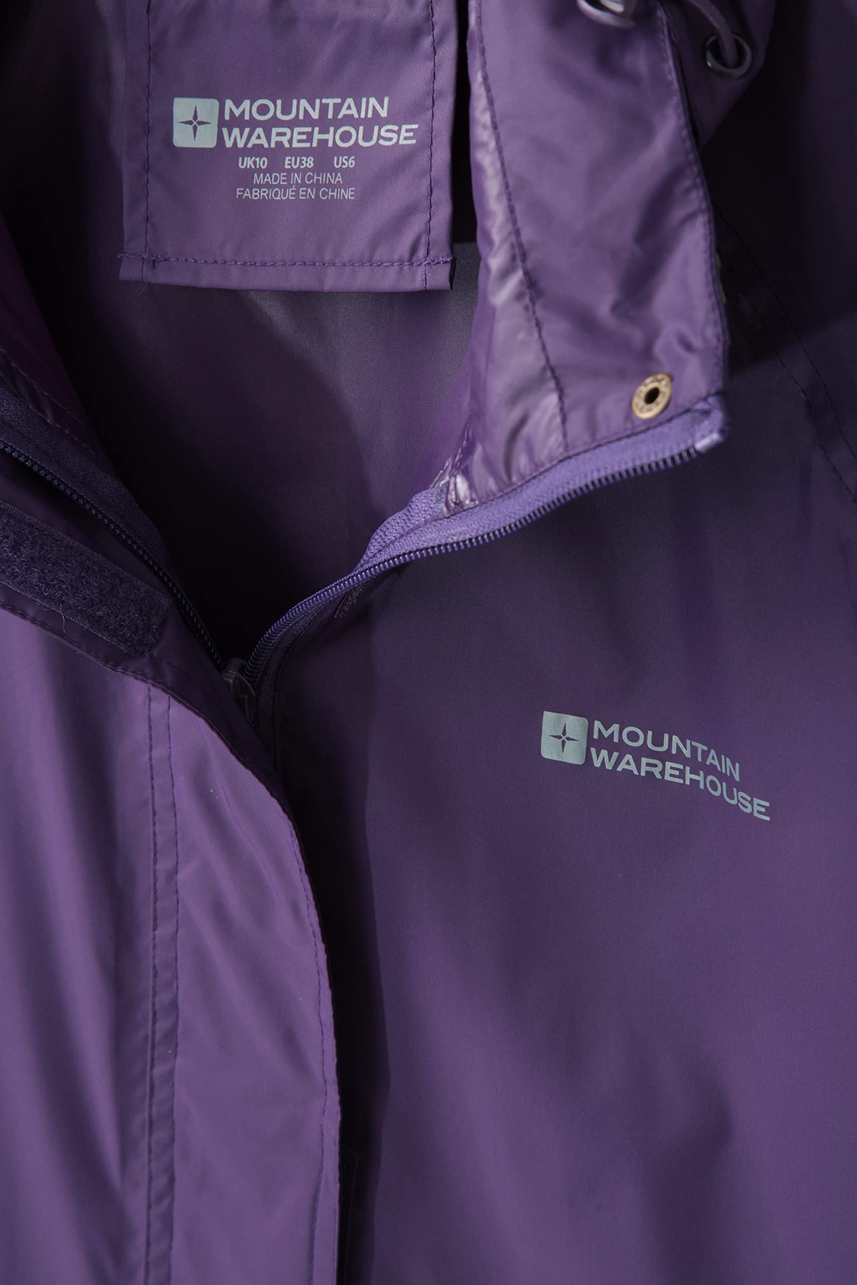 Mountain Warehouse Pakka II Womens Waterproof Jacket Purple 8