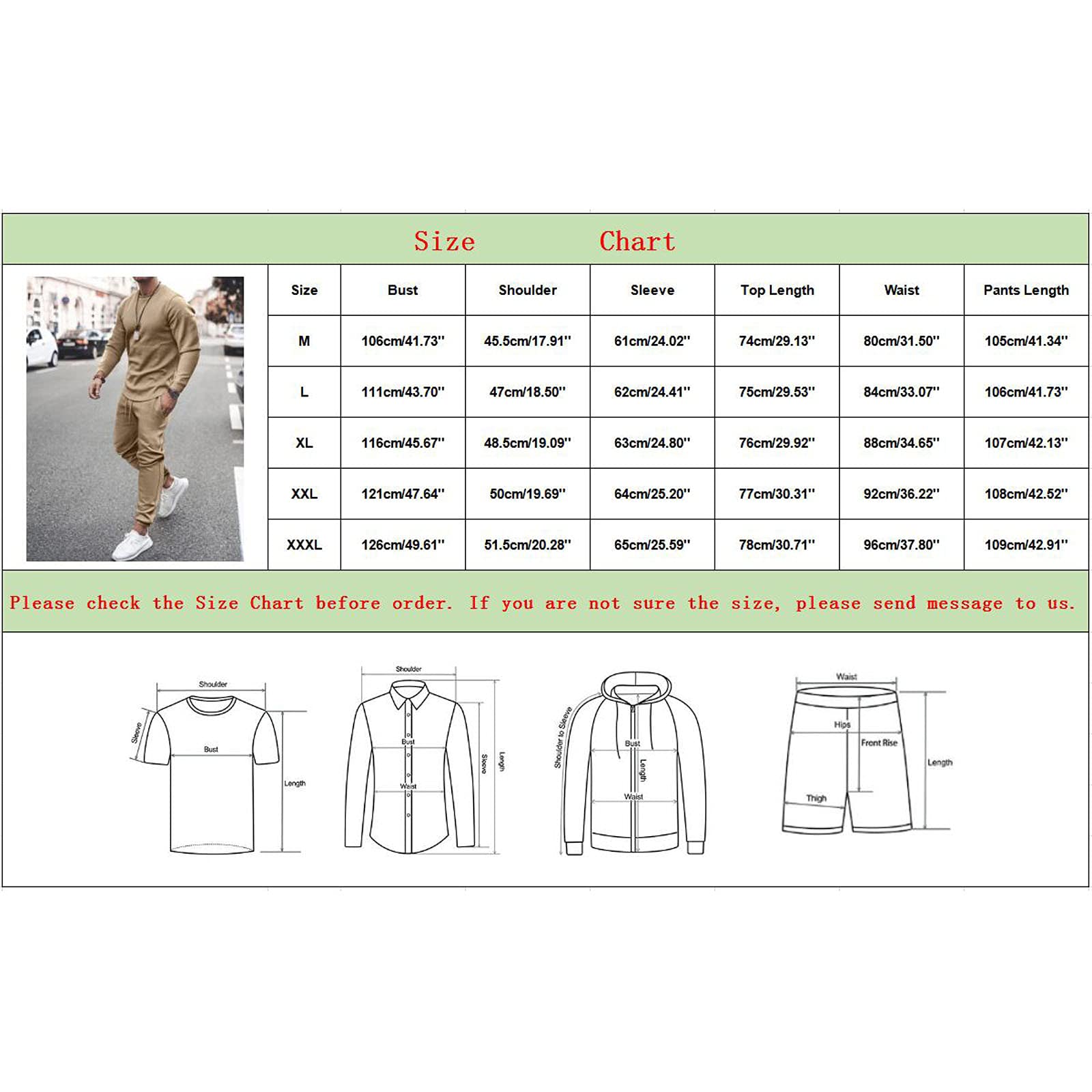 Stoota Mens 2021 2 Pieces Solid & Colorblock Tracksuit Outfit Set, Jogging Sport Gym Sweatsuit Pants Activewear Jumpsuit