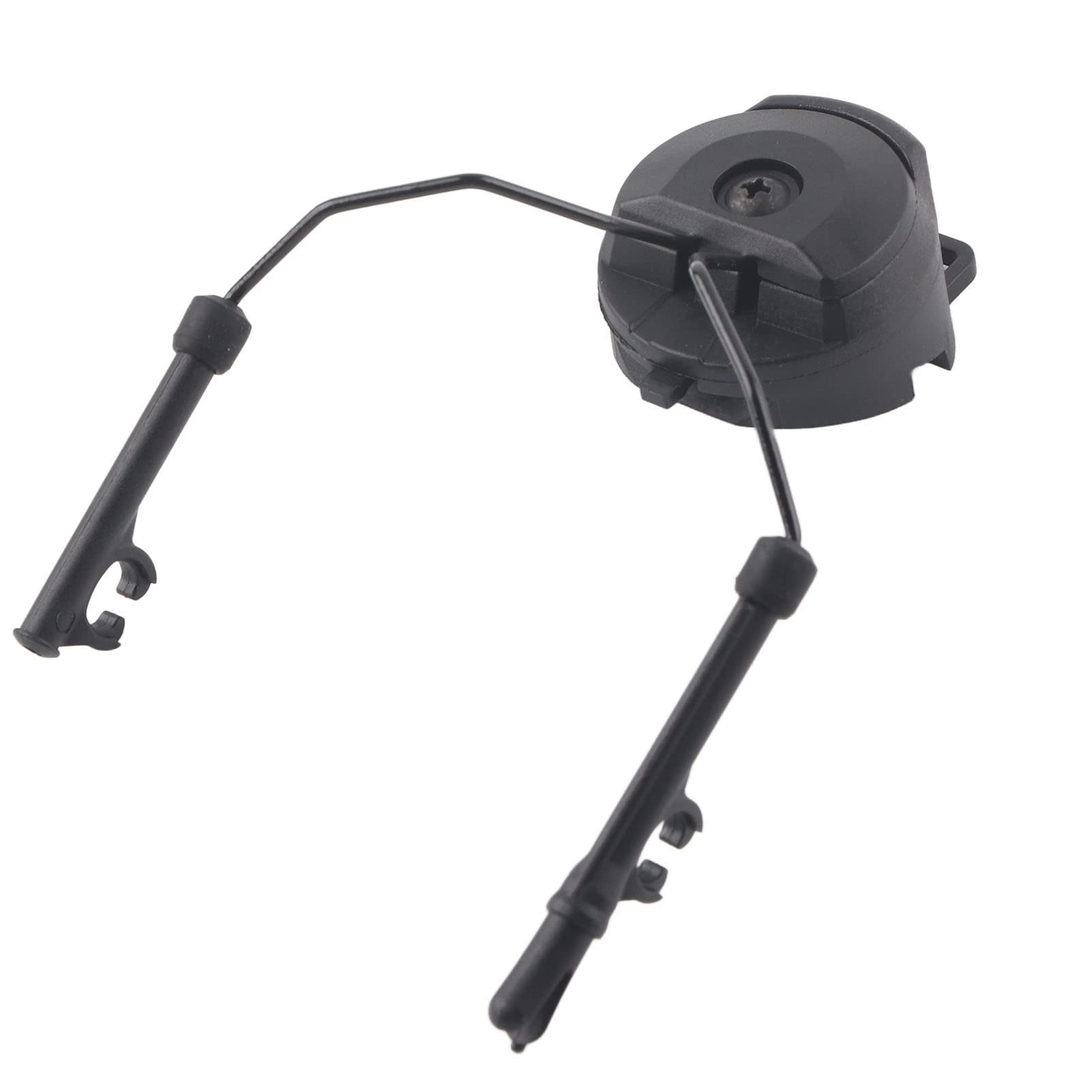 Tactical Helmet ARC Rail Adaptor, Suspension Headphones Bracket Side Rail for II Headset Fast(Black)