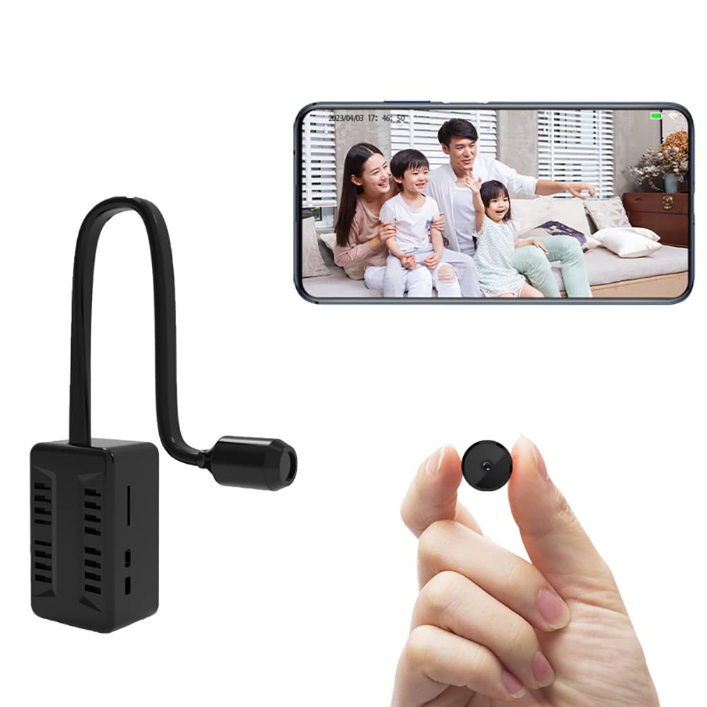 VIULISECTY Spy Camera Hidden Camera, spy Camera WiFi Wireless Camera Nanny Cam with Cell Phone App,DIY Tiny/Covert Camera HD 1080P Video Recorder with Motion Detection for Home Office Indoor