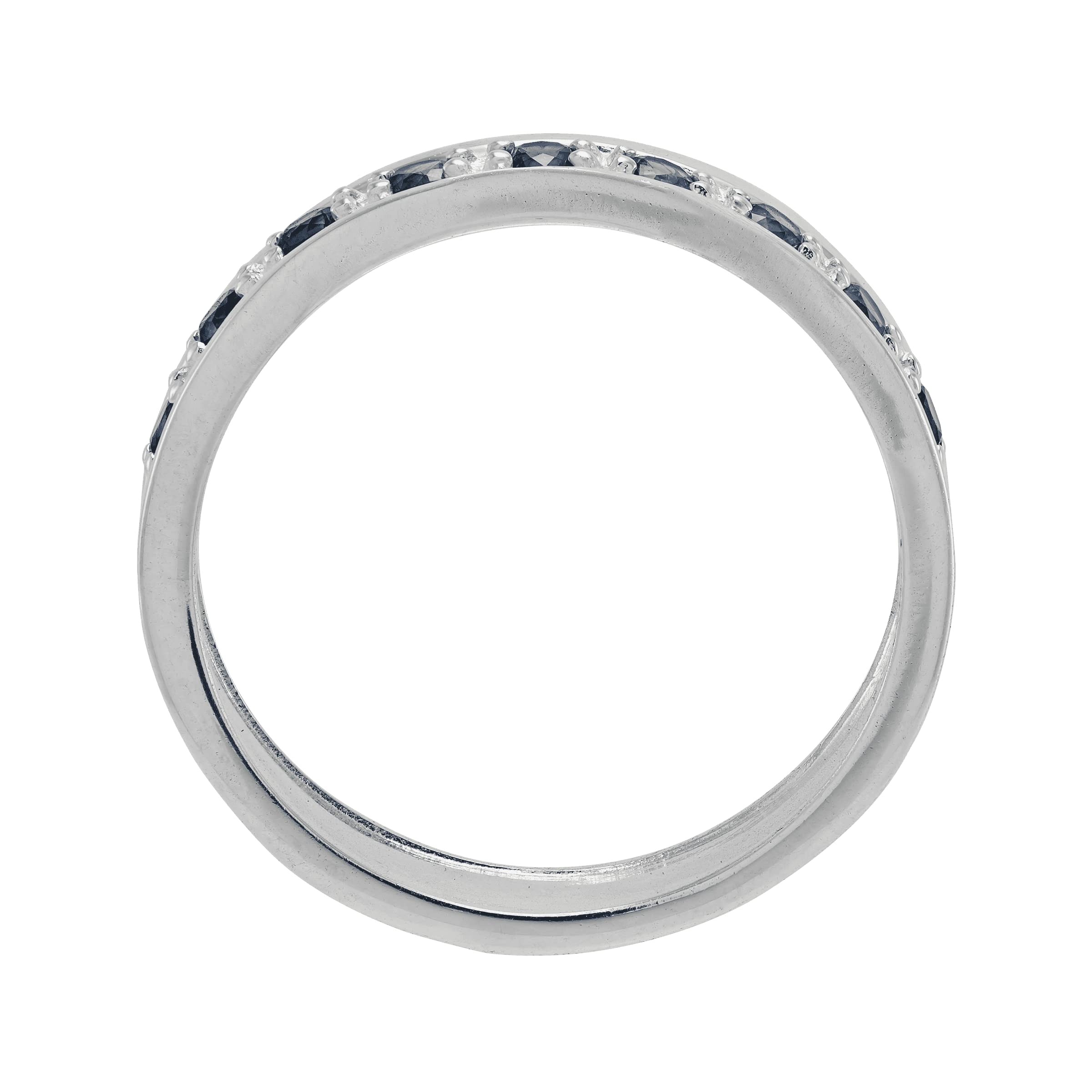 Silpada 'Blue Line' Sapphire Ring in Sterling Silver, Size 8, Size 8
