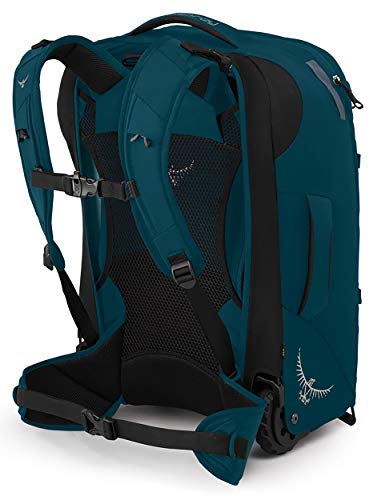 Osprey Farpoint 36 Men's Wheeled Luggage, Petrol Blue