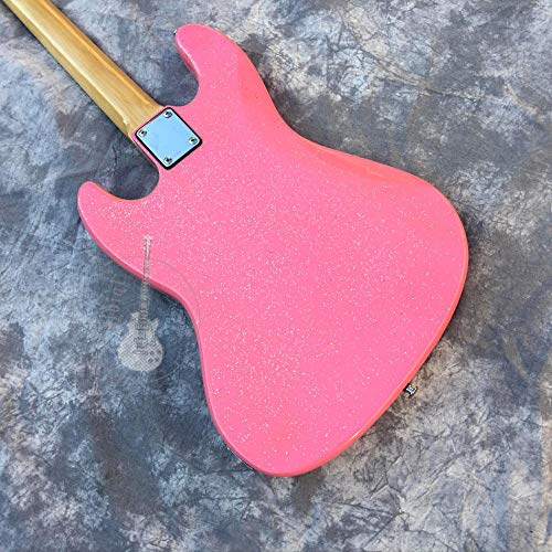 SRLIWHITE Guitar Electric Guitar Electric Guitar Pink 4 String Bass Guitar Classical Guitar Strings (Color : Guitar, Size : 41 inches)