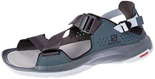 Salomon Unisex TECH Sandal Hiking Shoes, Urban Chic/Forever Blue/Pearl Grey, 10 US Men