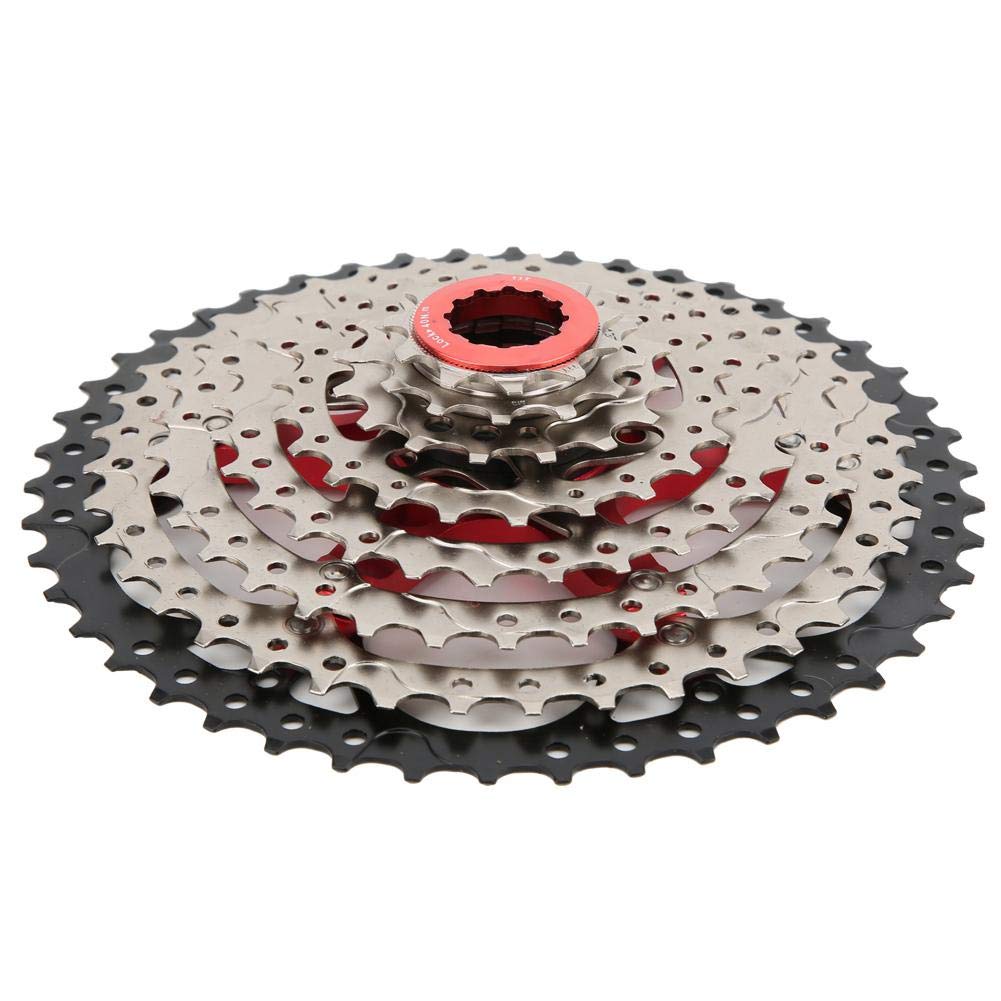 OKBY 8 Speed 46T Large Gear Mountain Bike Ultralight Hollow Cassette Freewheel Bicycle Freewheel Bike Freewheel Cassette Bicycle Accessory