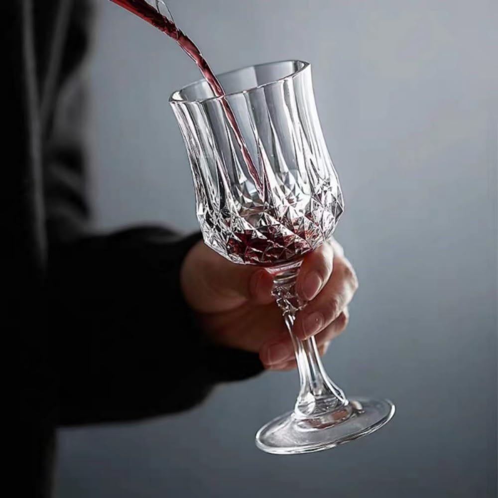 RYUHYF Red wine glass set, white wine glass set, medium 5.4 oz wine glasses, set of 3