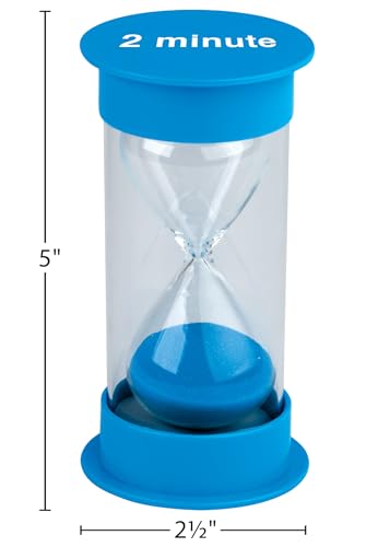 Teacher Created Resources 2 Minute Sand Timer - Medium - 20758,Blue