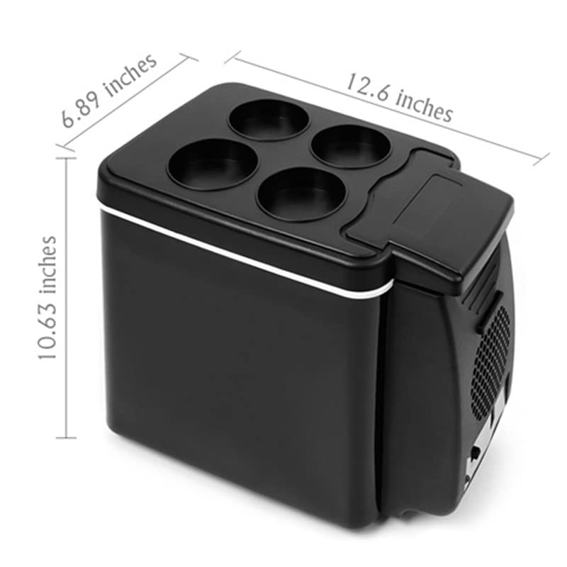 N/A Car Refrigerators Quiet Low Noise Car Mini Fridge Freezer Cooling and Heating Box Multi-function Travel