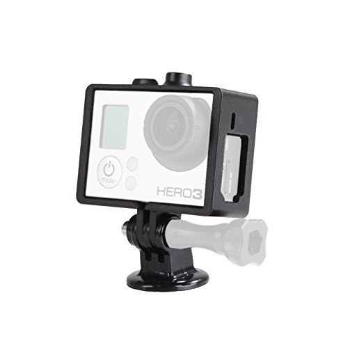 Movo Photo GC34 Rugged Protective Housing Cage with Tripod Mount for GoPro HERO3, HERO3+ and HERO4 Action Camcorders