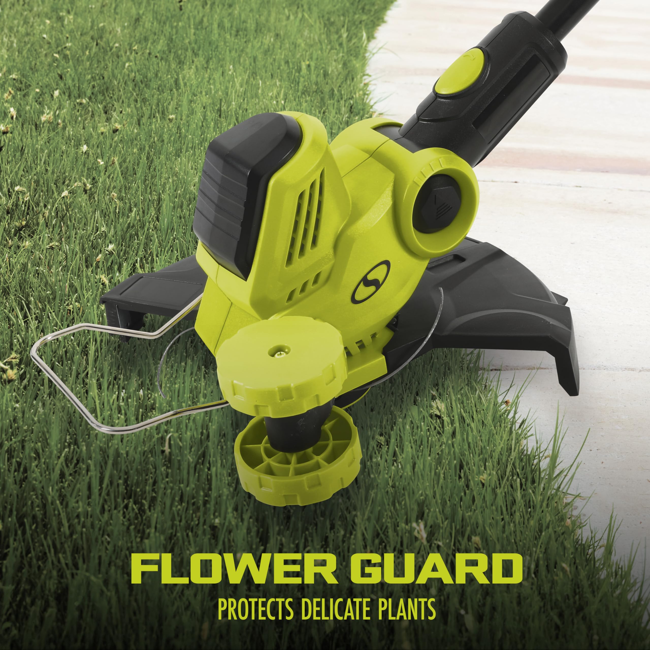 Sun Joe 24V-ST14 24-Volt IONMAX Cordless Dual Line String Trimmer Kit, W/ 4.0-Ah Battery and Charger, 12-Inch