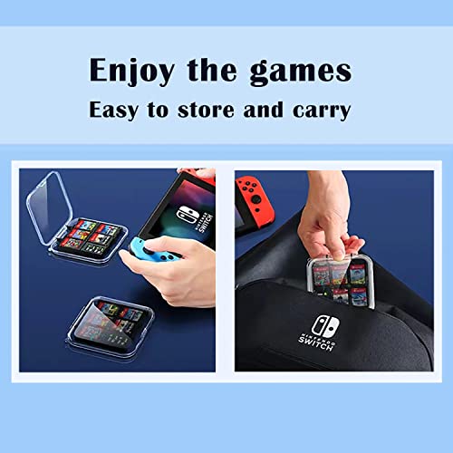UDEE Game Storage Case for 12 Nintendo Switch Games, Game Cards or TF Card,Switch Accessories,Portable Switch Game Memory Card Storage
