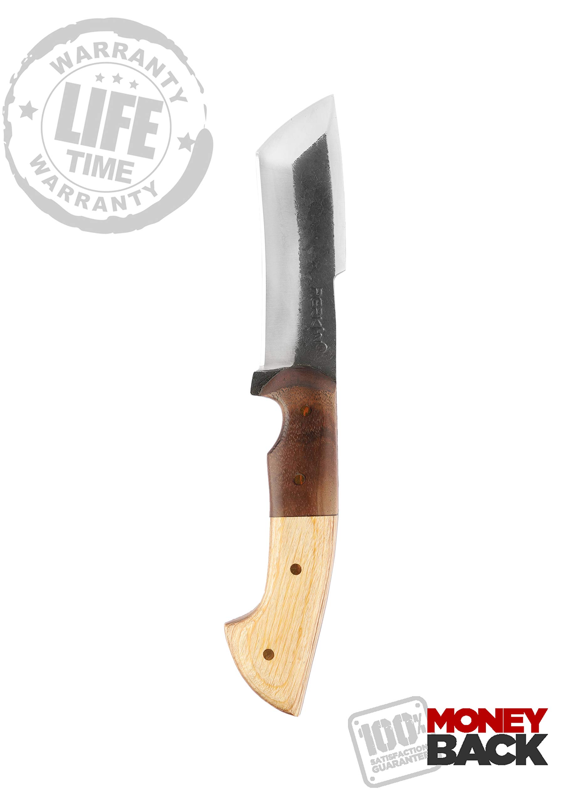 Perkin PK999 Hunting Knife with Sheath Fix Blade Knife Tanto Blade