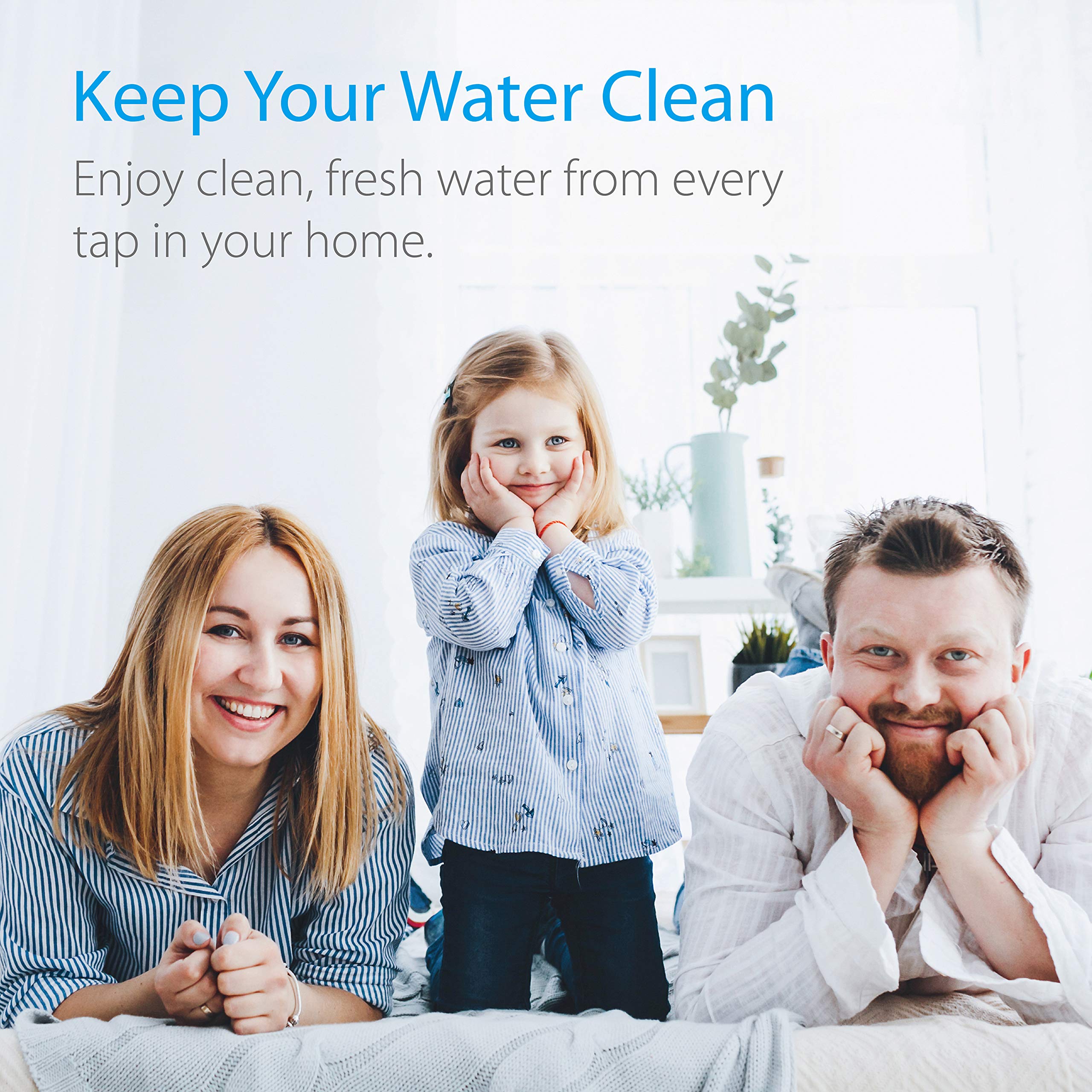 Waterdrop AP810 Whole House Water Filter, Replacement for 3M Aqua-Pure AP810, AP801, AP811, Whirlpool WHKF-GD25BB
