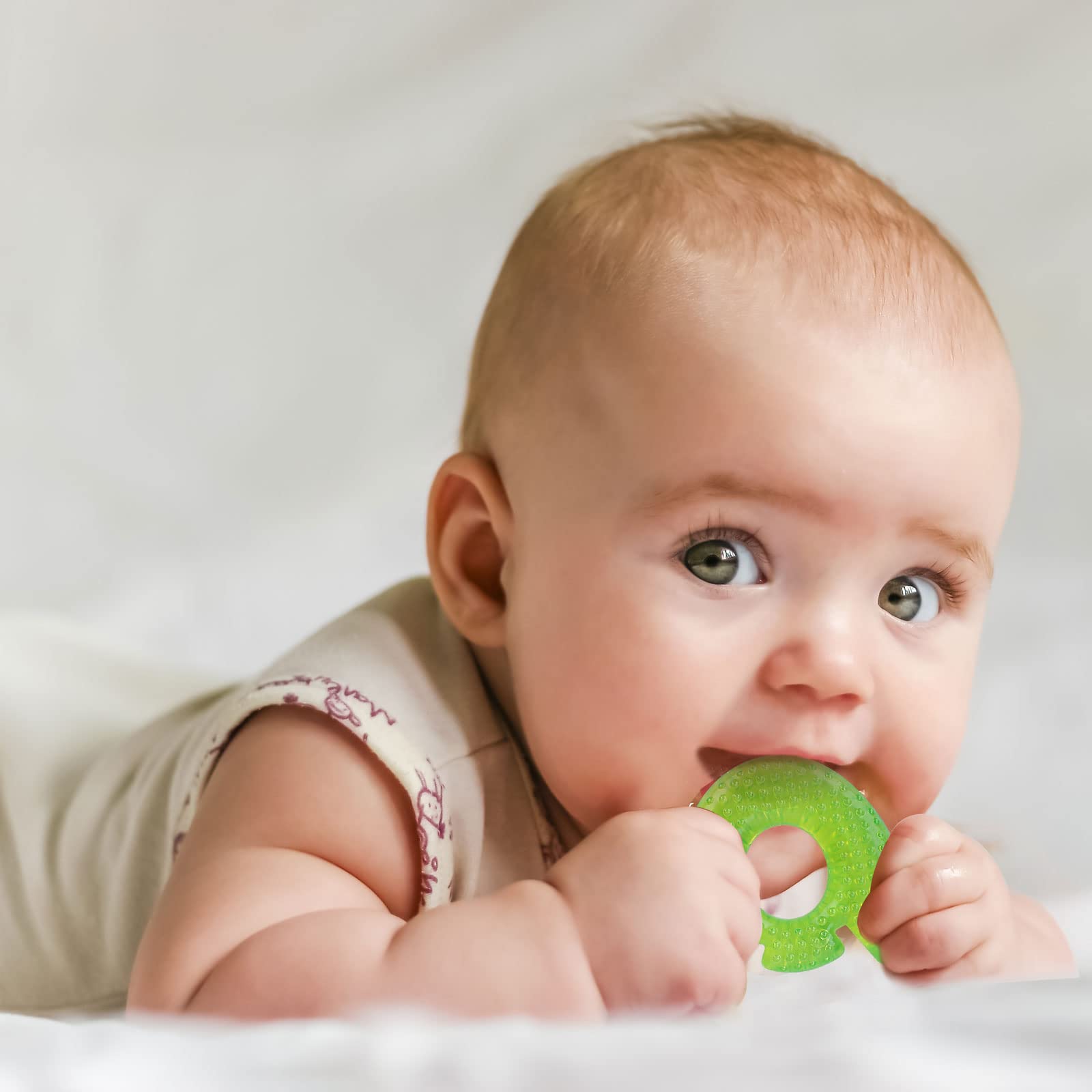 Water Teether Set, Teething Toys for Babies 0-6 Months Soothing Teether Set, Cooling Soothes Gums, BPA Free, Frozen Teething Toys for Babies (04)