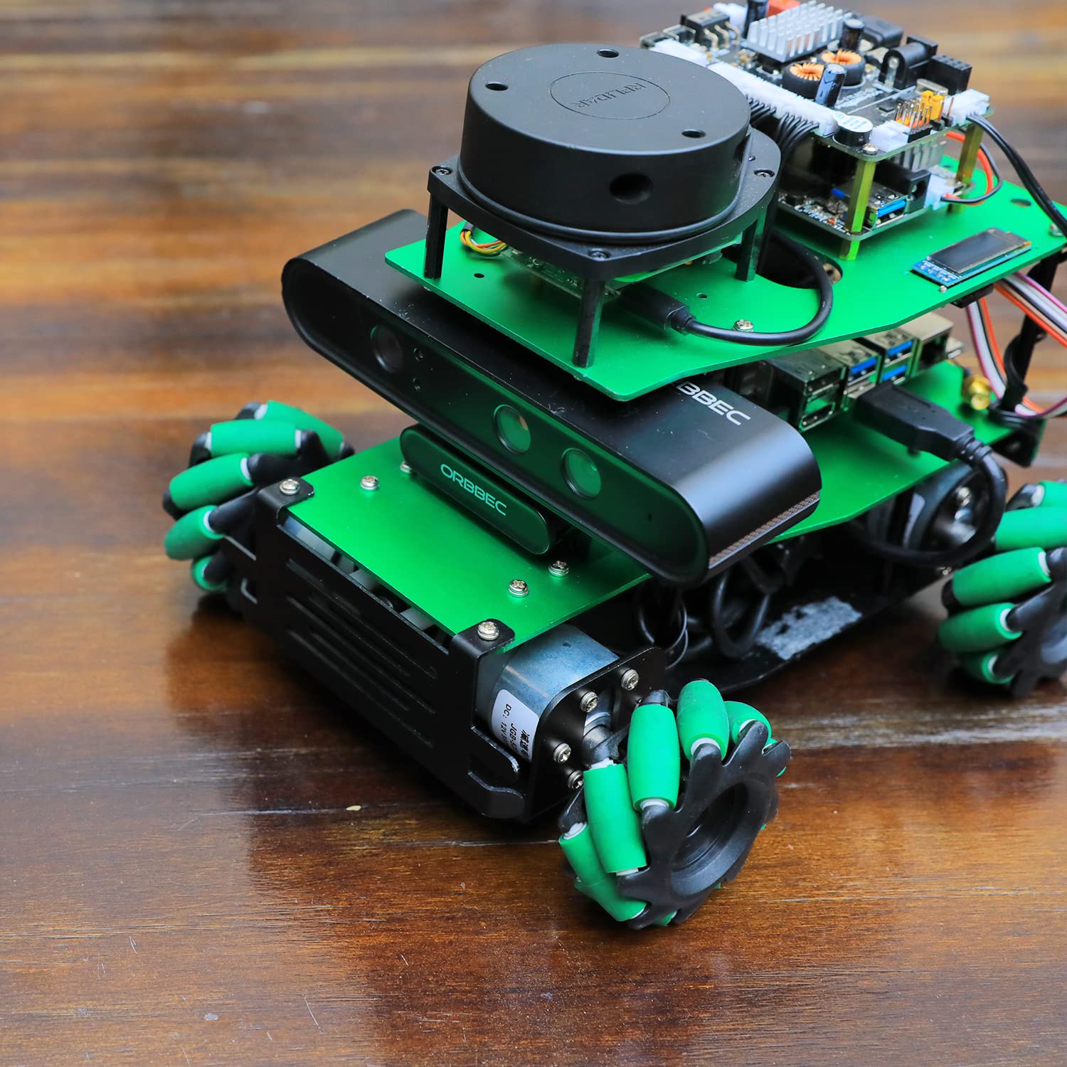 Yahboom ROS Robotic Kit Voice Interactive Control ORBSLAM2+Octomap Mapping for Jetson Nano Xavier NX（Xavier NX Ultimate Ver-with Jetson Xavier NX）