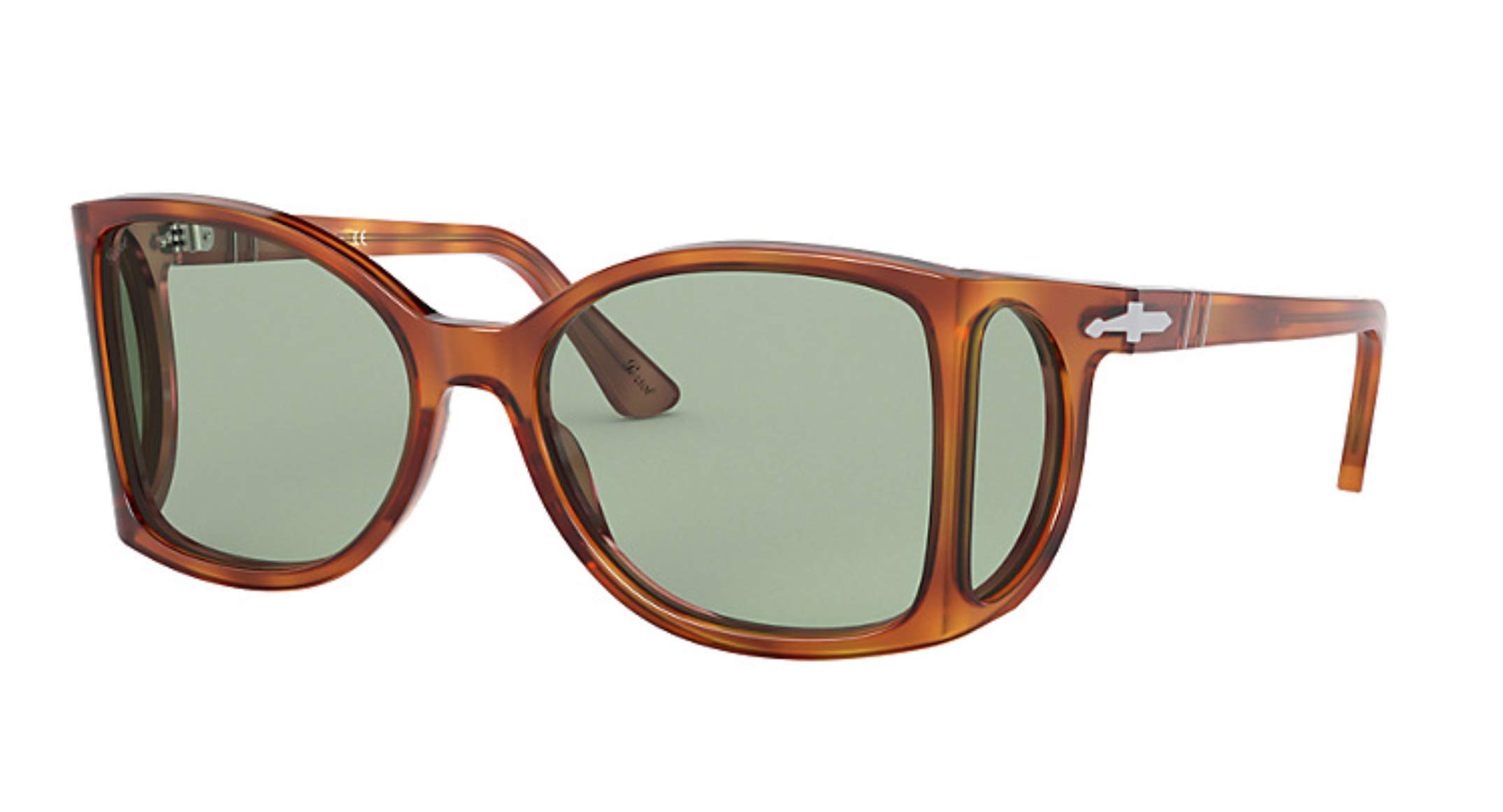 Persol PO0005-96/52 Sunglasses TERRA DI SIENA W/GREEN 54mm