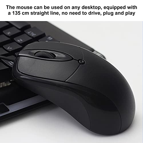 Wired USB Mouse, 3-Buttons, 1200 DPI, Compatible with Windows PC, Notebook, Laptop,for Windows/2000/2003/XP/Vista/7/Linux/WinCE(5.0 6.0)/for Android (2.1, 2.2, 2.3, 4.0)/for Mac
