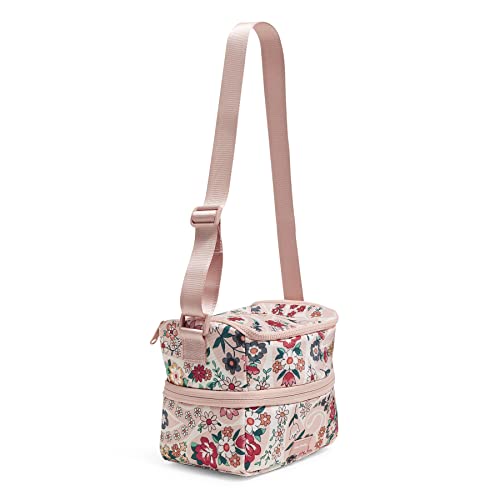 Vera Bradley Women's Recycled Lighten Up Reactive Expandable Lunch Cooler Lunch Bag, Prairie Paisley, One Size