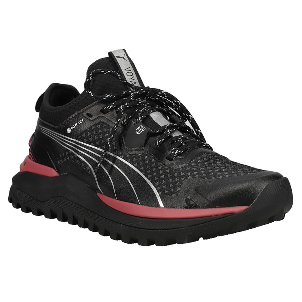 PUMA Voyage Nitro GTX Puma Black/Mauvewood/Metallic Silver 9 B (M)