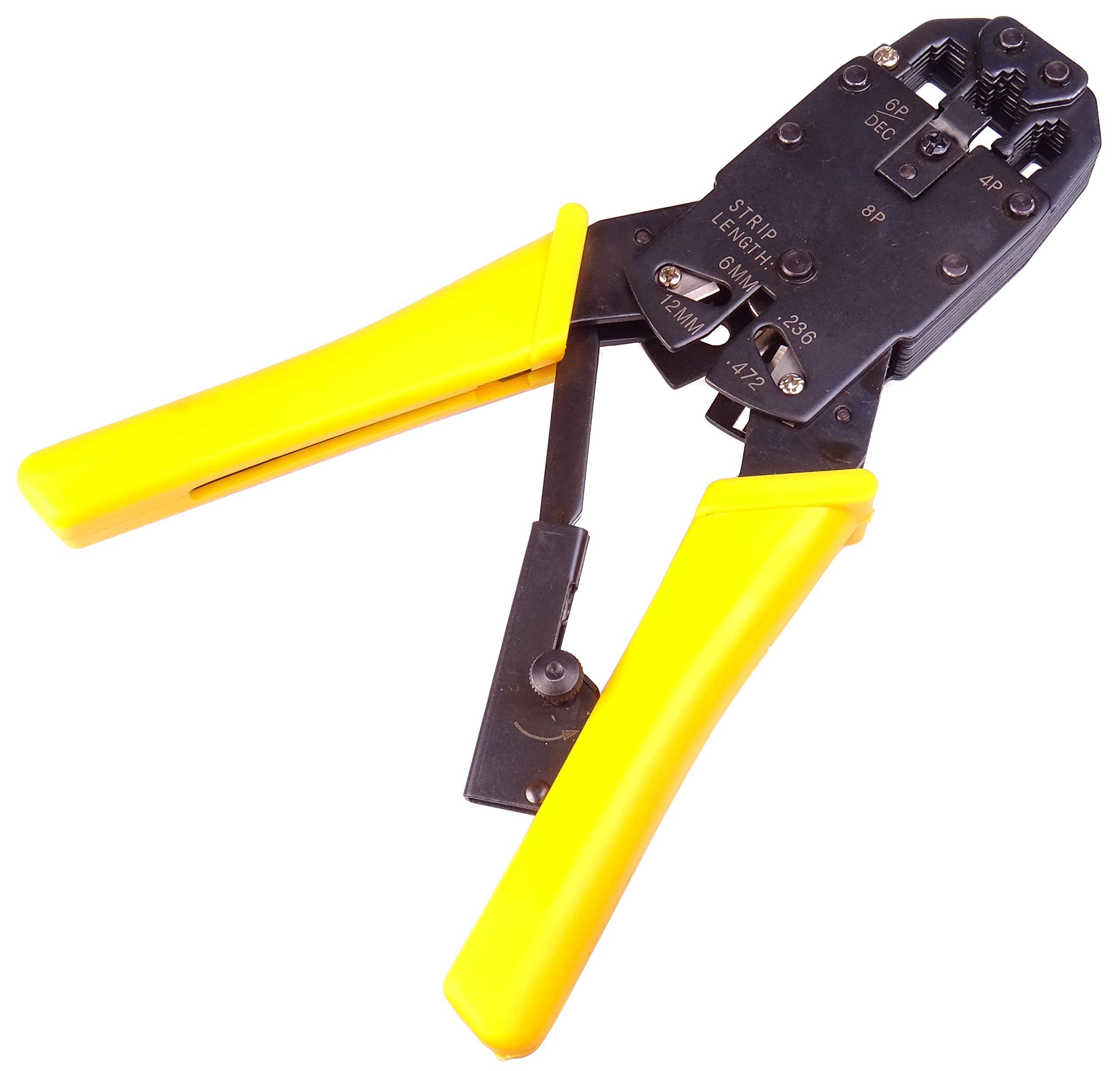 PremiumCord Crimp Professional Cable Pliers 4.6.8 Wires Ratchet