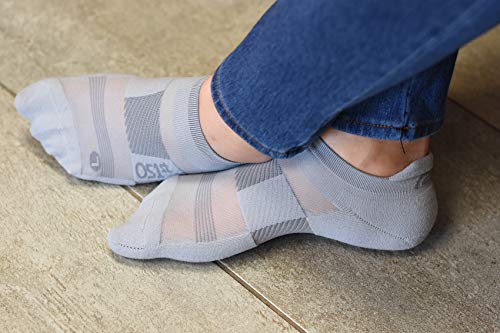 OS1st TA4 Thin Air Running Socks (1 Pair) with special skin-thin design maximizing air-flow to prevent overheating and keep feet cool and dry
