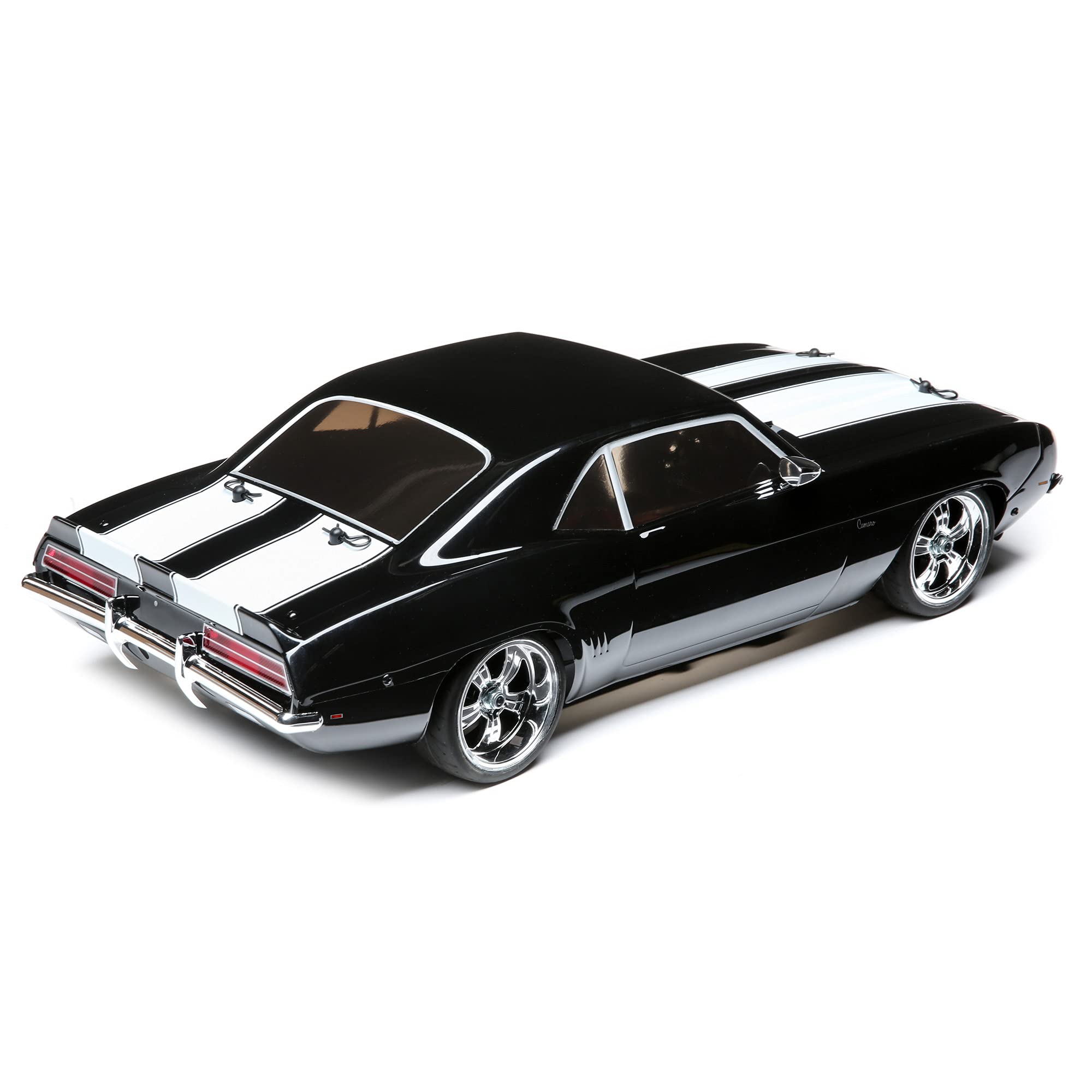 Losi RC Car 1/10 1969 Chevy Camaro V100 AWD Brushed RTR Battery and Charger Not Included Black LOS03033T2