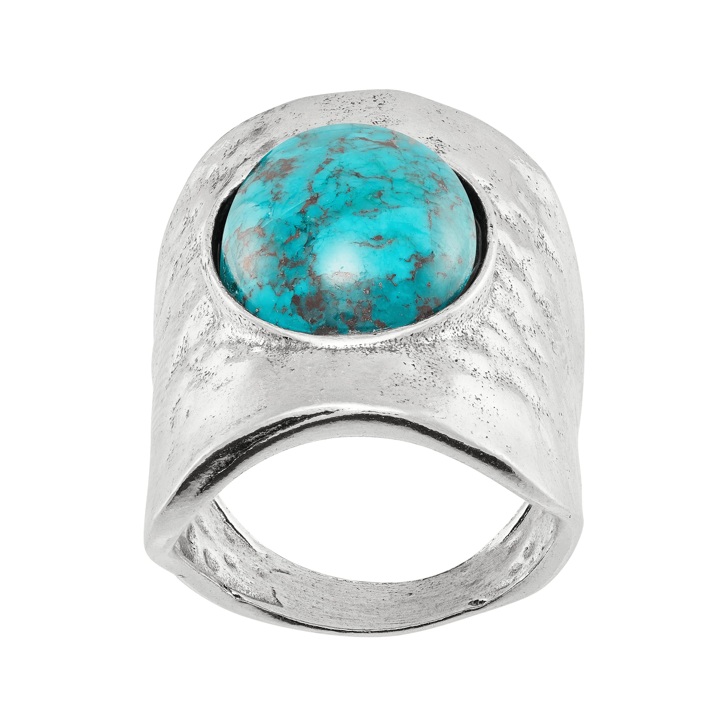 Silpada 'Look At Me' Sterling Silver Turquoise Ring, Size 8, Size 8