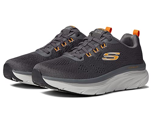 Skechers D'Lux Walker Commuter Charcoal/Orange 7 D (M)