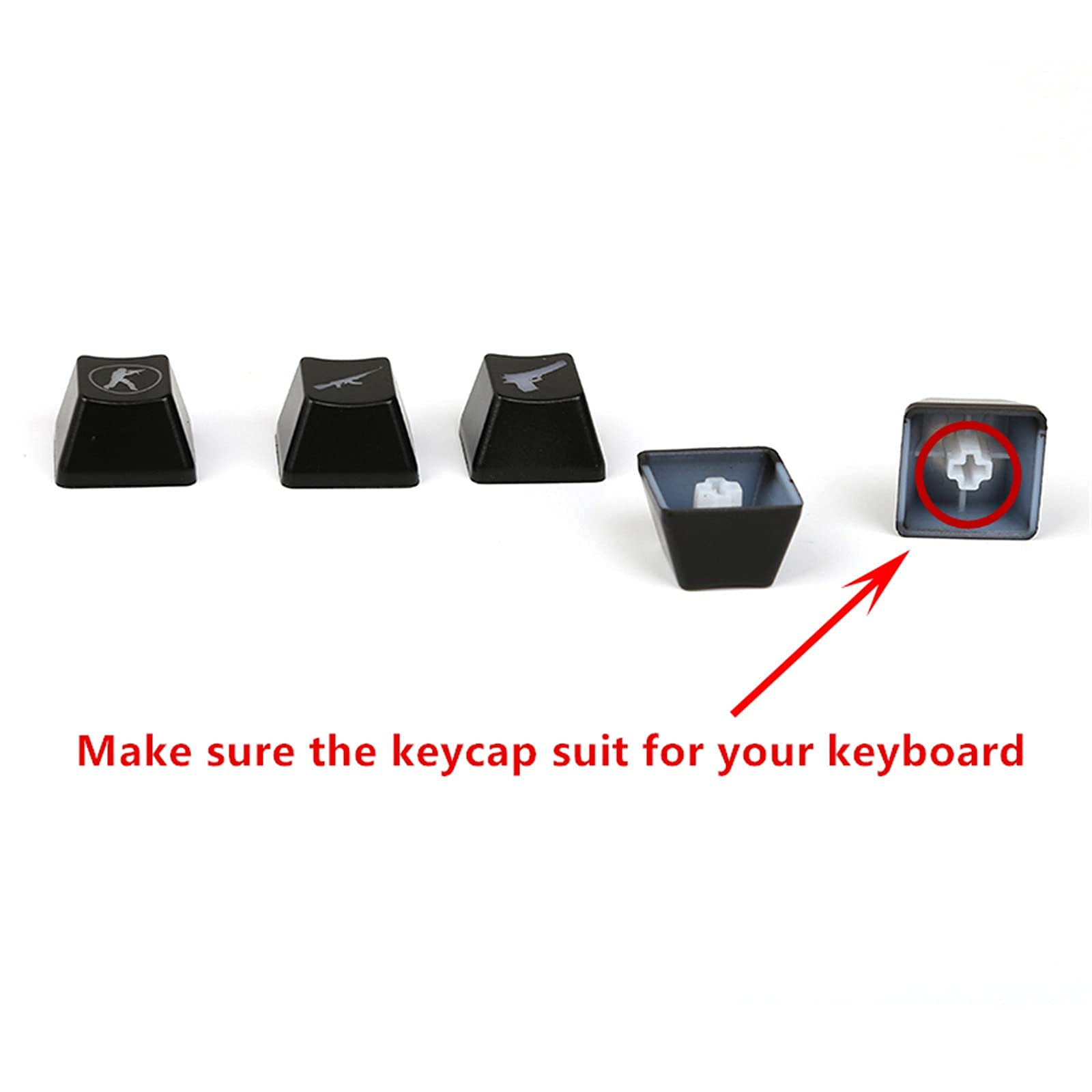 SIANCS DIY Gaming keycaps Button Key caps Custom Game keycap Game Accessories for CS GO Mercy abs Mechanical Keyboard caps