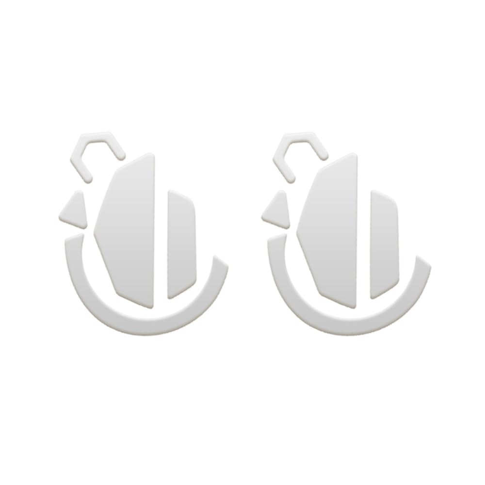 Mouse Feet 2 Set ICE Skates Rounded Curved Edges for Logitech G502 Lightspeed Superlight Wireless Gaming Mouse Upgrade