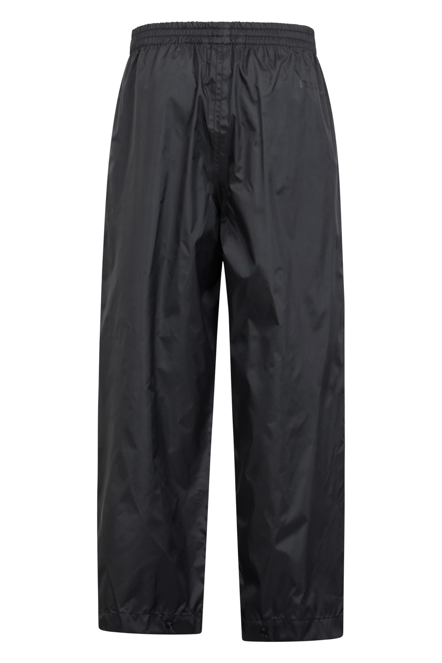 Mountain Warehouse Pakka Kids Waterproof Rain Pants -for Boys & Girls Black 9-10 years