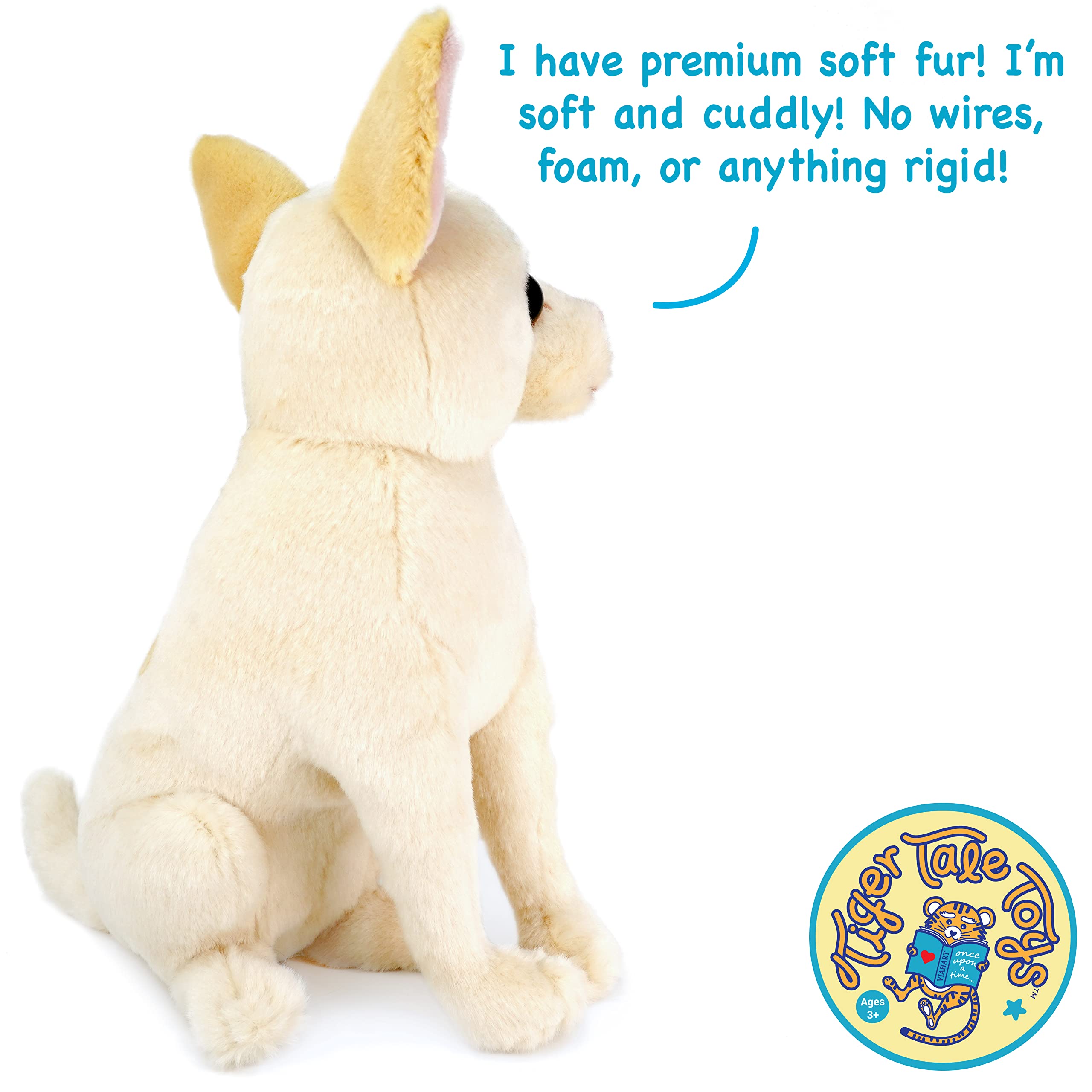 VIAHART Minerva The Chihuahua | 11 Inch Stuffed Animal Plush | by TigerHart Toys