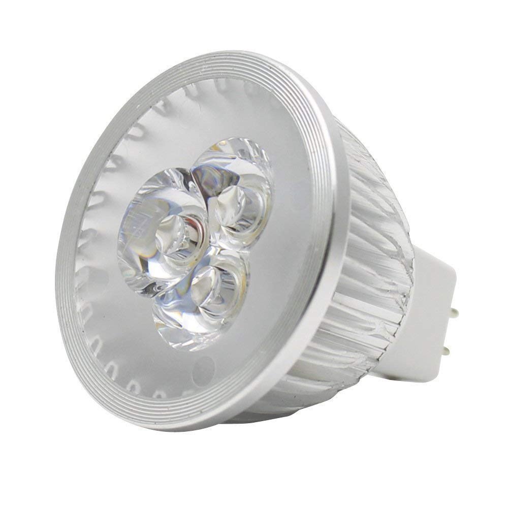 MR16 LED Bulbs MR16 3W LED Warm White Light Bulbs GU5.3 MR16 LED Bulbs 12V 3W LED Spotlight Bulbs for for Landscape Recessed Track Lighting,20W Halogen Equivalent,Pack of 10