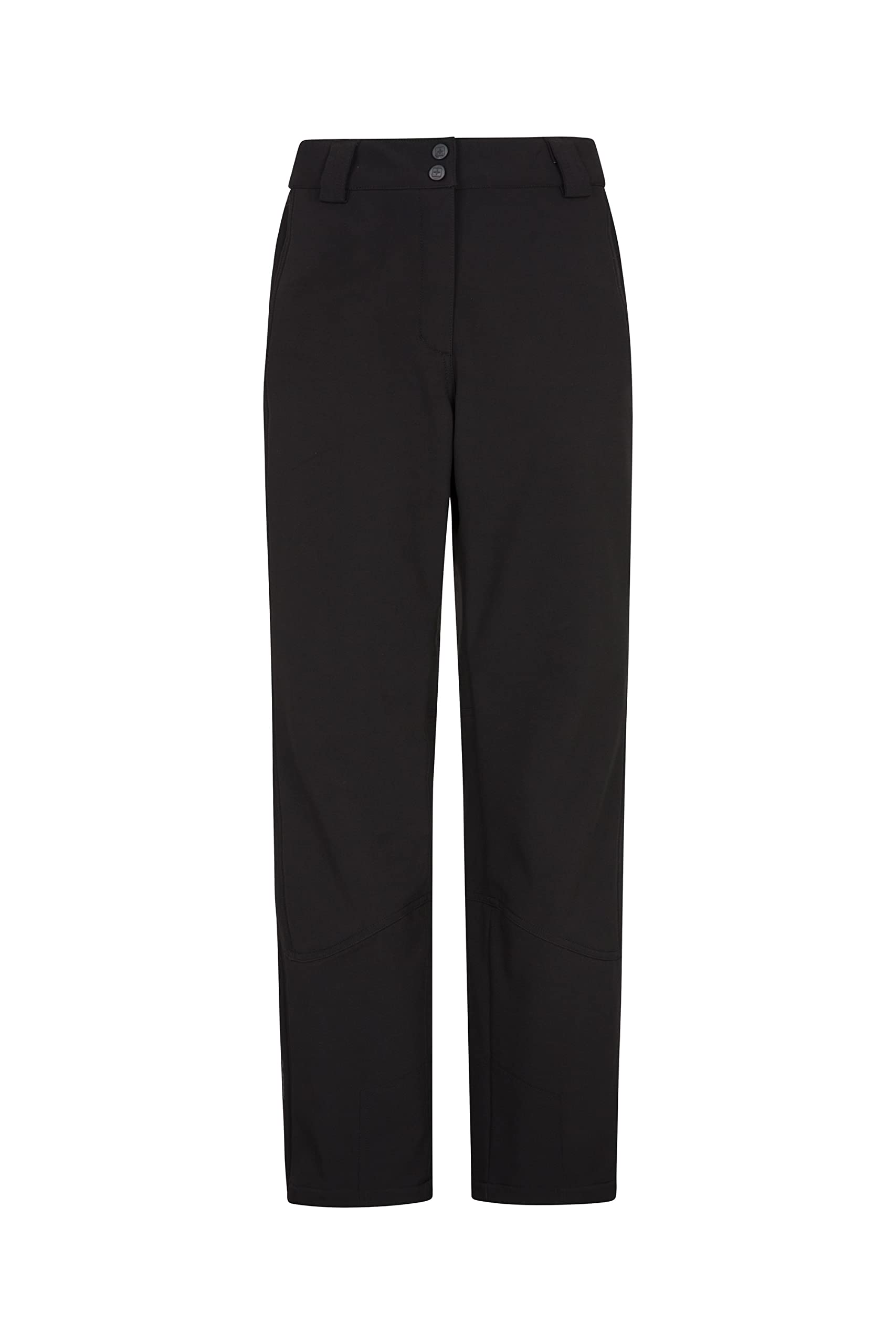 Mountain Warehouse Mesa Womens Softshell Waterproof Ski Pant - Winter Black 2