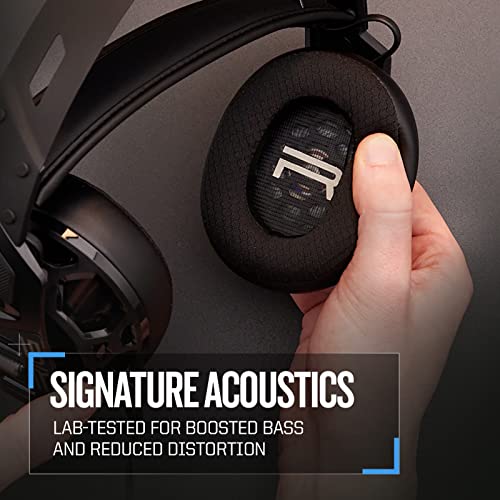 RIG 500 PRO HS GEN 2 Competition Grade Playstation Gaming Headset for PS4, PS5 and Nintendo Switch - 50mm Speaker Drivers - Flip-to-Mute Microphone - Black