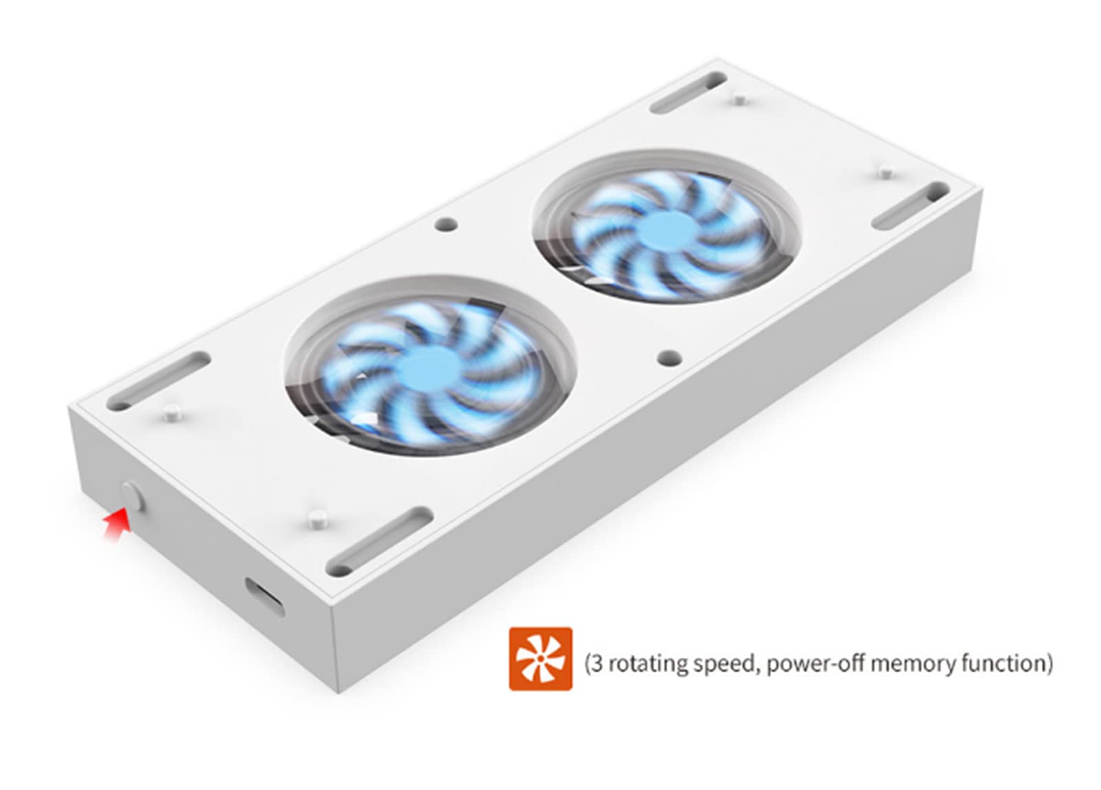 ZOAONWKS Vertical Cooling Fans Stand for Xbox Series S Console Smart Xbox Series S Cooler Fan Temperature Controlled 3 Levels Adjustable Speed with Type-C Power Input