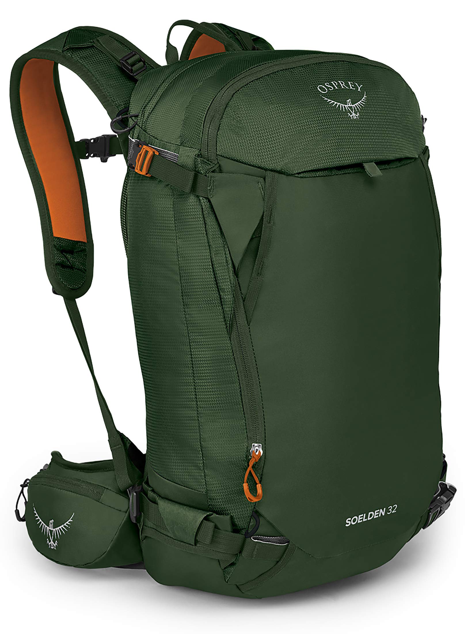 Osprey Soelden 32L Men's Ski and Snowboard Backpack, Dustmoss Green