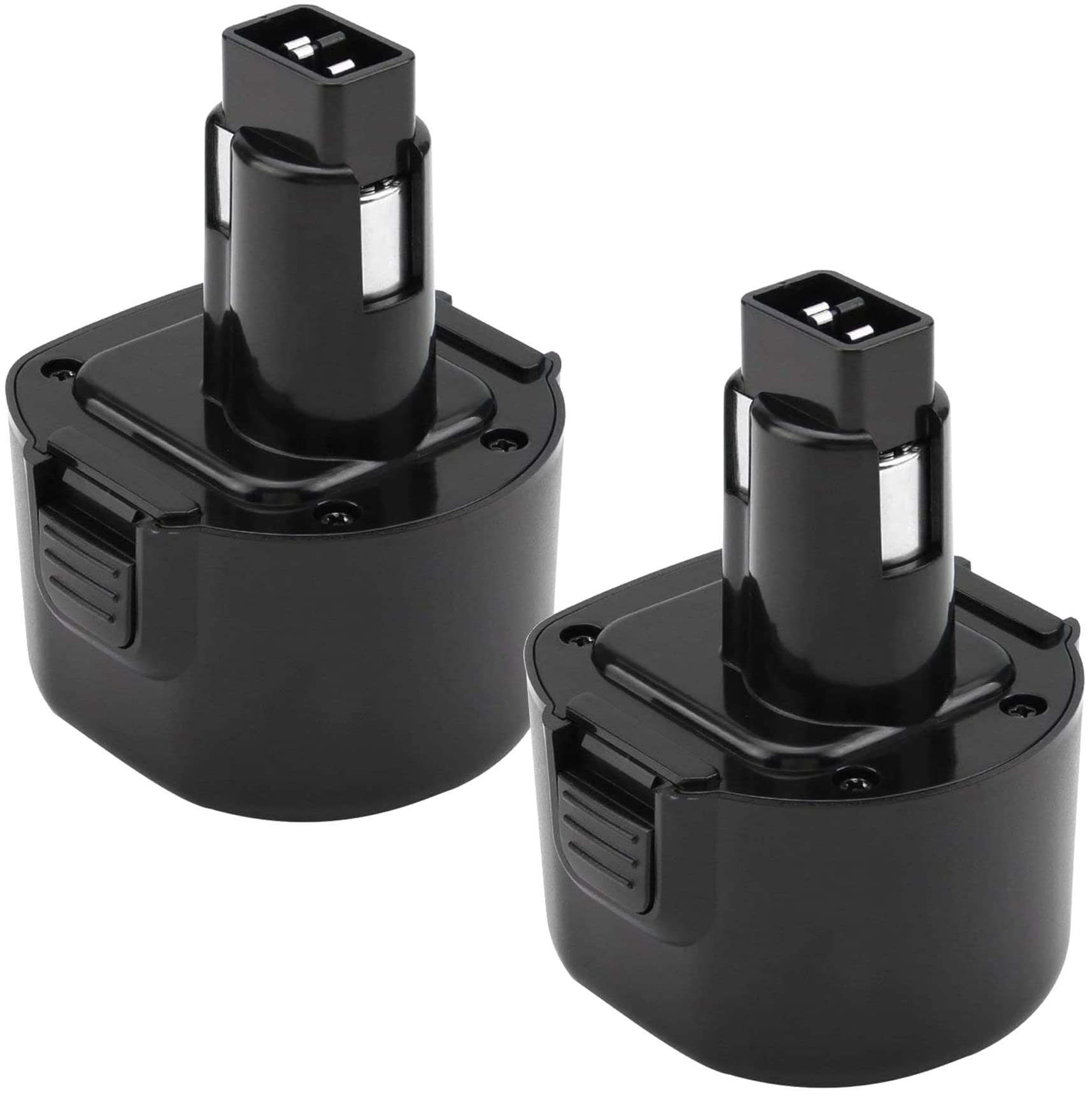 SHGEEN 2 Pack 4800mAh Ni-MH Replacement for Dewalt 9.6 Volt Battery DW9062 DW9061 DC750KA DW955K DW926K DW902 DW050 DE9062 DE9061 DE9036 Replacement for Dewalt 9.6v Battery