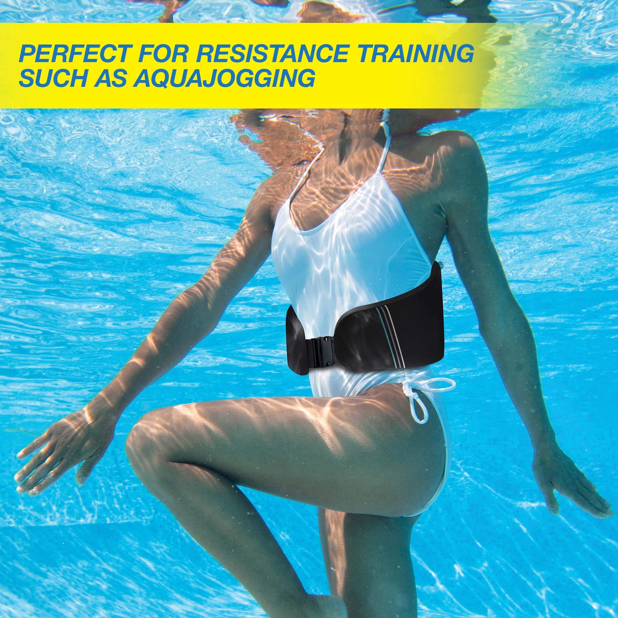 Sunlite Sports AquaFitness Deluxe Flotation Swimming Belt - Water Aerobics Equipment for Pool, Low-Impact Workout