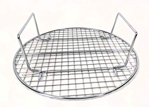 Update International-STR1475 14.75" Chrome-Plated Steamer Rack - Silver