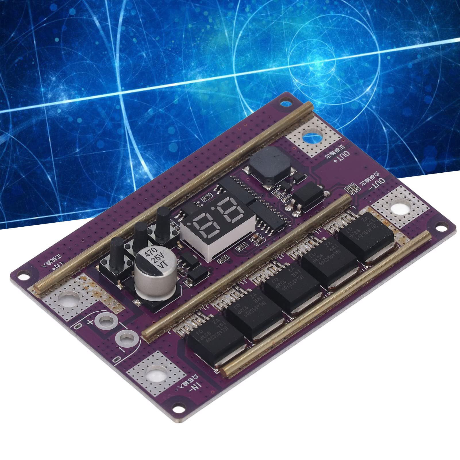 Spot Welder Board Digital Display Spot Welder Board Digital Display 99 Gears Adjustable High Power Output Spot Welding Machine Circuit Board 12V