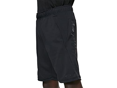 Oakley Men's Enhance TECH Jersey Shorts 11.0, Blackout, Medium