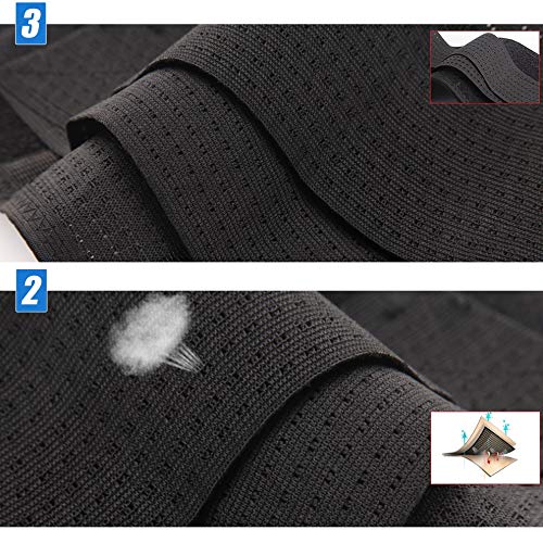 TANGIST Summer Back Support Lumbar Belt,Man and Woman Pain Relief Back Brace – Prevents Injury & Improves Sciatica,self-Heating Features (Color : Black, Size : L)